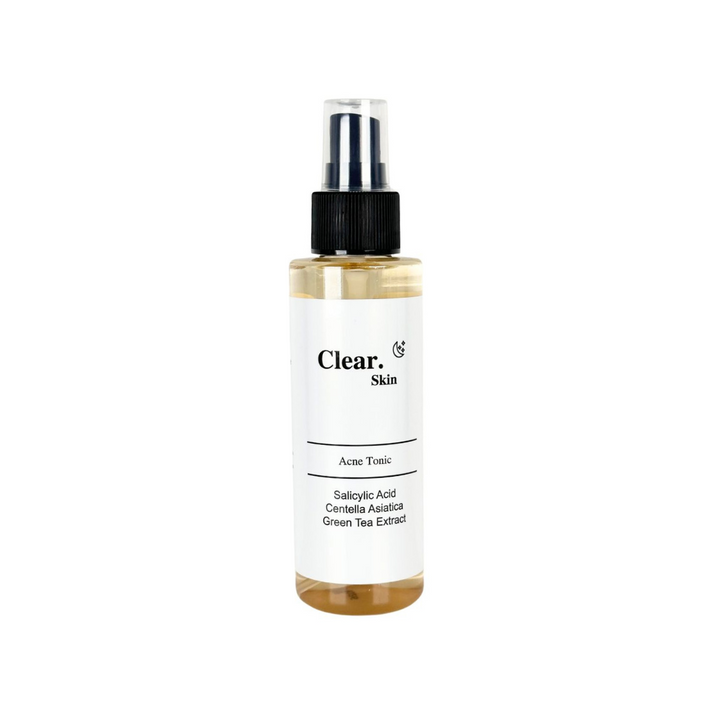 Clear. Skin Acne Tonic with Salicylic Acid, Centella Asiatica & Green ...